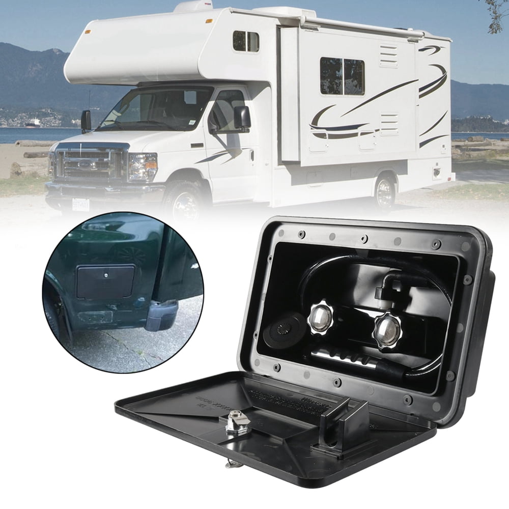 External Caravan RV Shower Box Kit Exterior Faucet Camper Trailer Boat ...