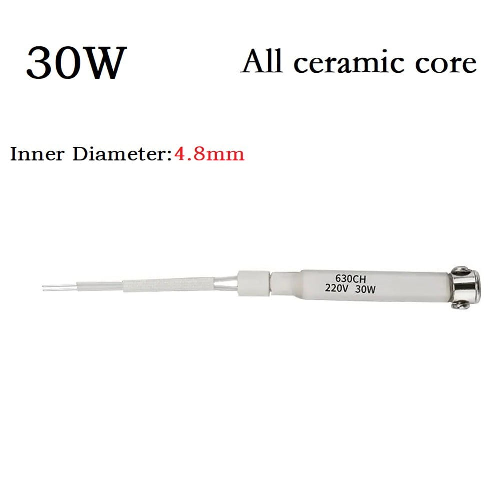 External Ceramic Soldering Iron Hair Hot Core 30/40/50/60W Electric ...