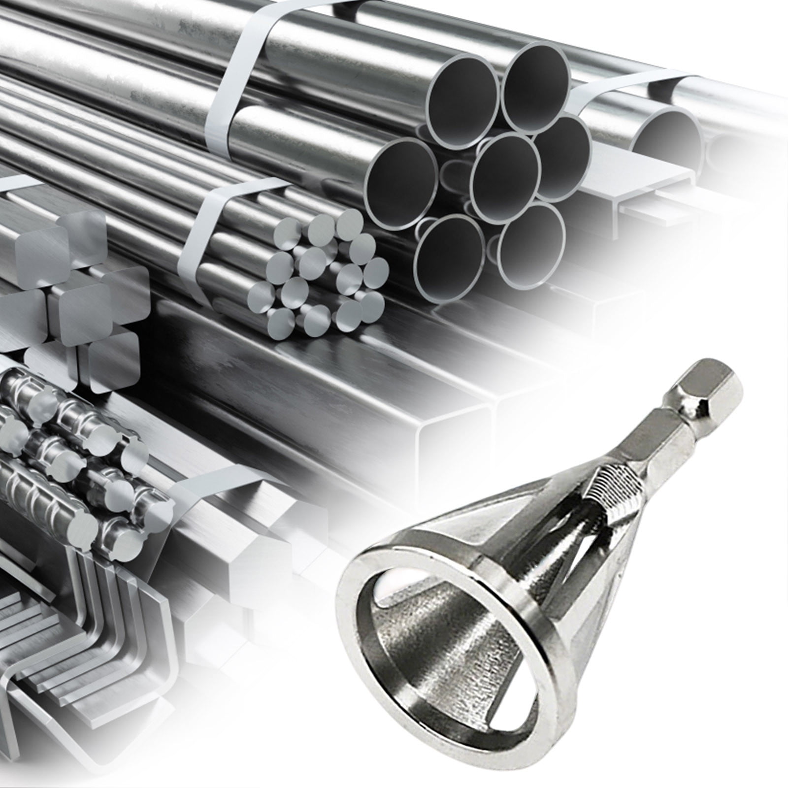 External Chamfer Deburring Tool - High Speed Steel Burr Removal Bit for ...
