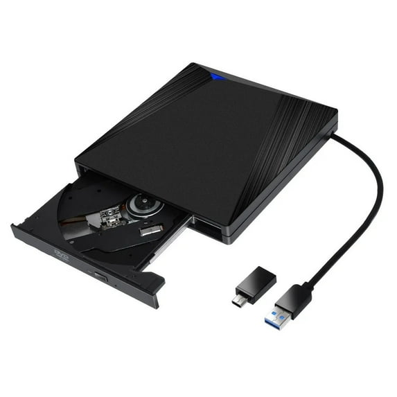 External DVD 3.0 USB Ultra-thin Portable Optical Drive Burner Reader ...