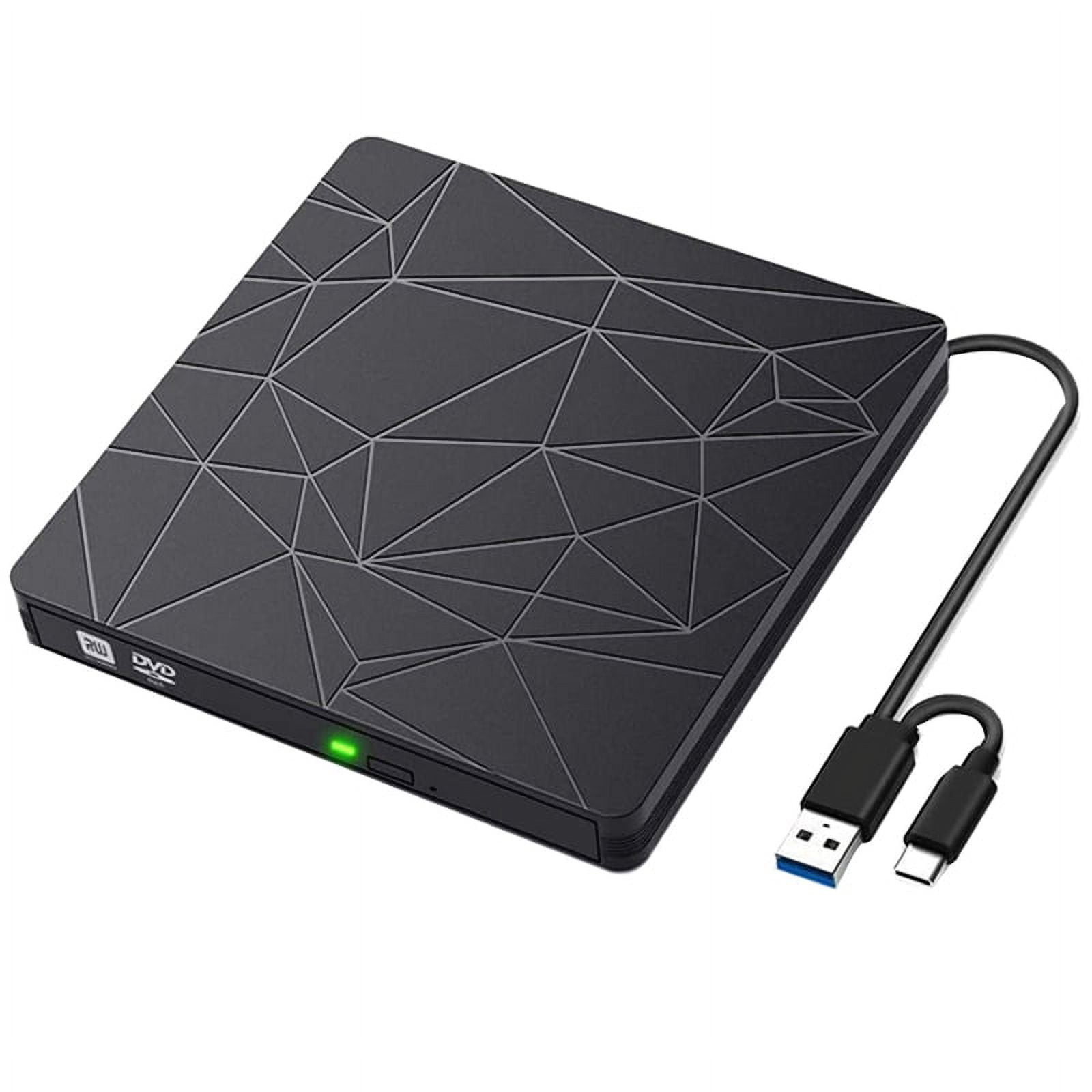 External DVD CD Drive External CD-ROM Burner DVD CD-ROM Dual Interface ...