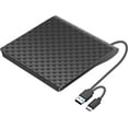 External DVD Drive, Amicool USB 3.0 Type-C CD DVD +/-RW Optical Drive ...