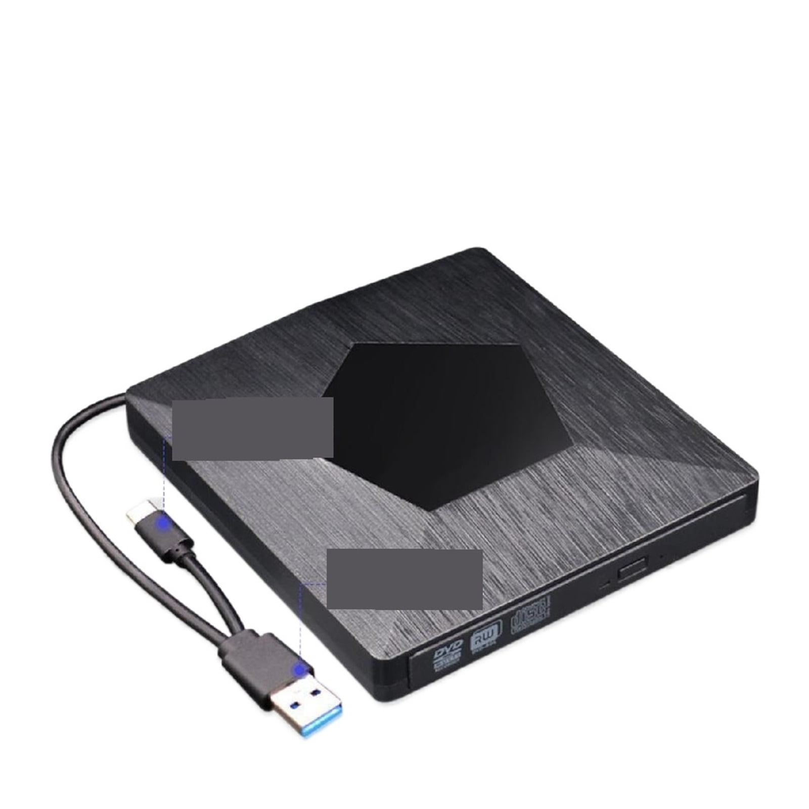 External DVD Drive Optical Drive USB /Type C CD ROM Player CD-RW Burner ...