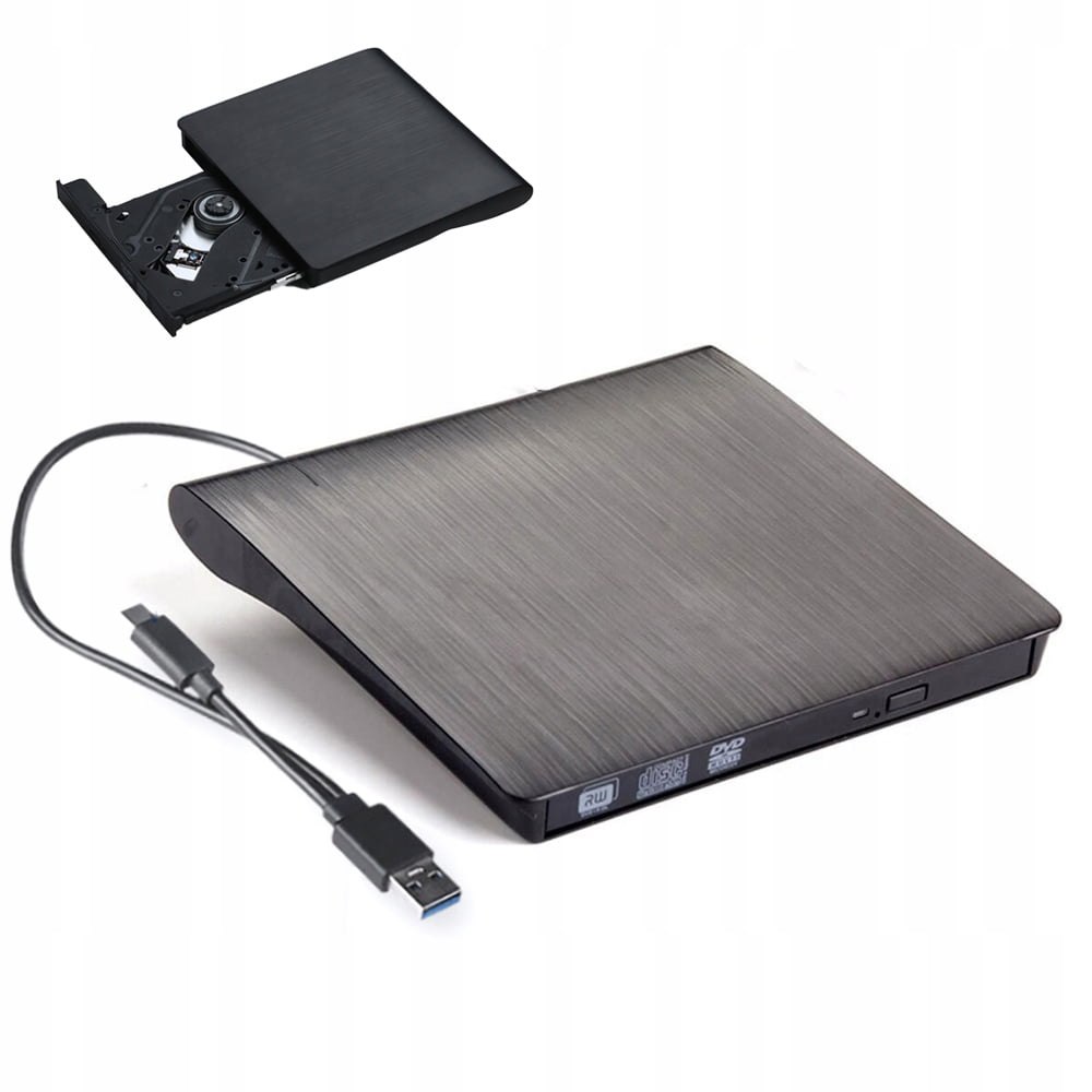 External DVD Drive, USB 3.0 Portable CD/DVD+/-RW Drive, Optical Drive ...