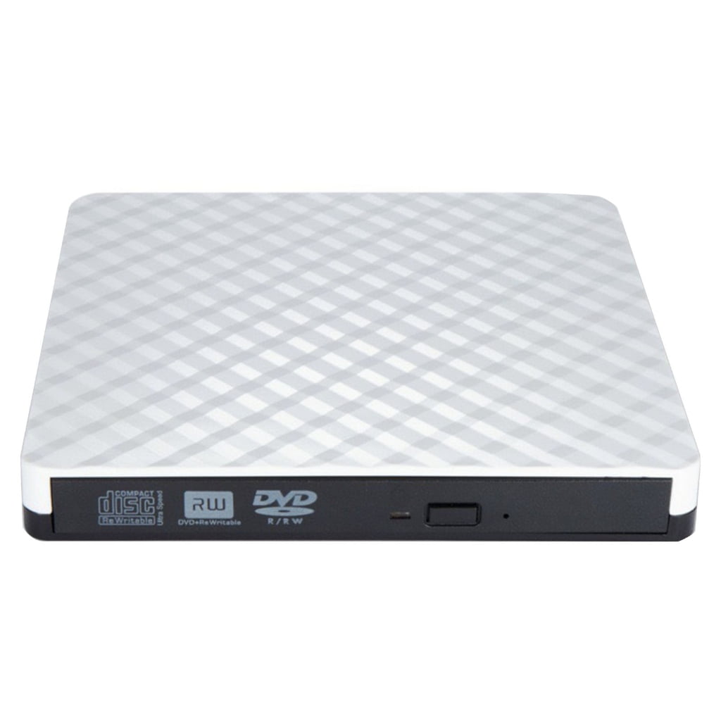 External DVD Drive USB DVD +/ Drive Thin DVD ROM Rewriter USB C Burners ...
