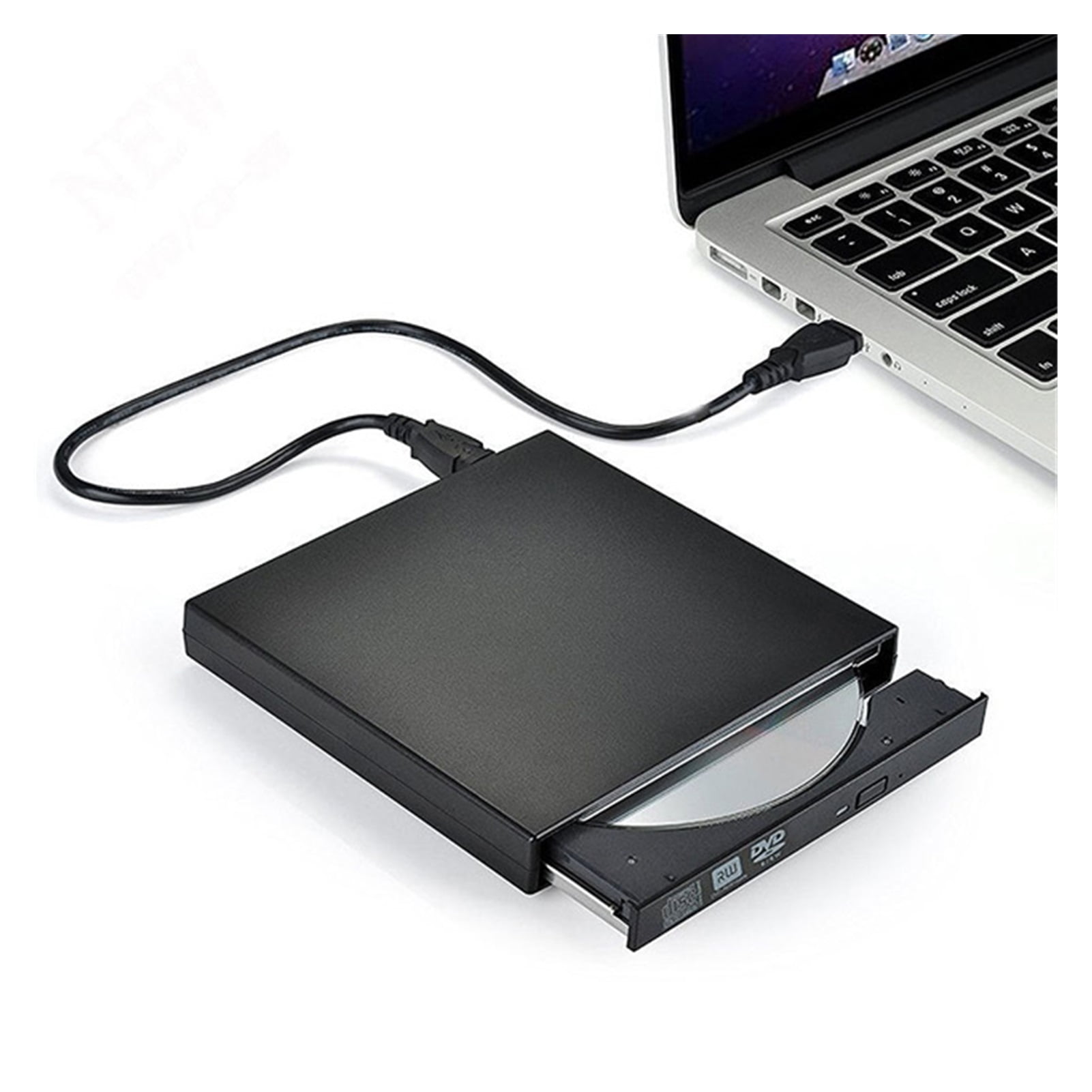 External DVD Optical Drive USB 2.0 CD/DVD-ROM CD-RW Player CD Burner ...