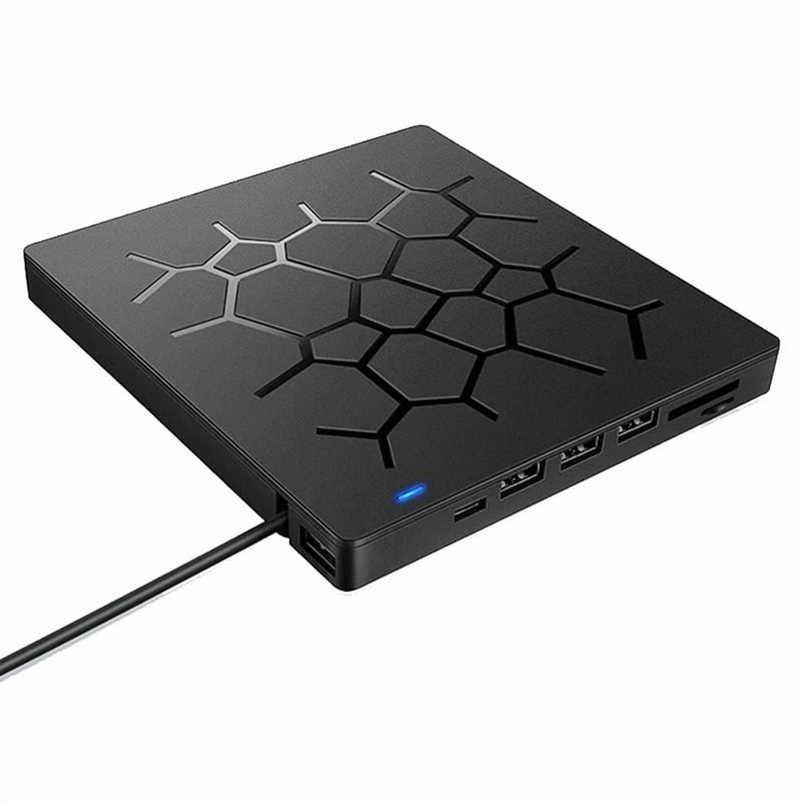 External Drive 6 In 1 DVD Drive Player USB 3.0 Type-C with SD/TF USB3.0 ...