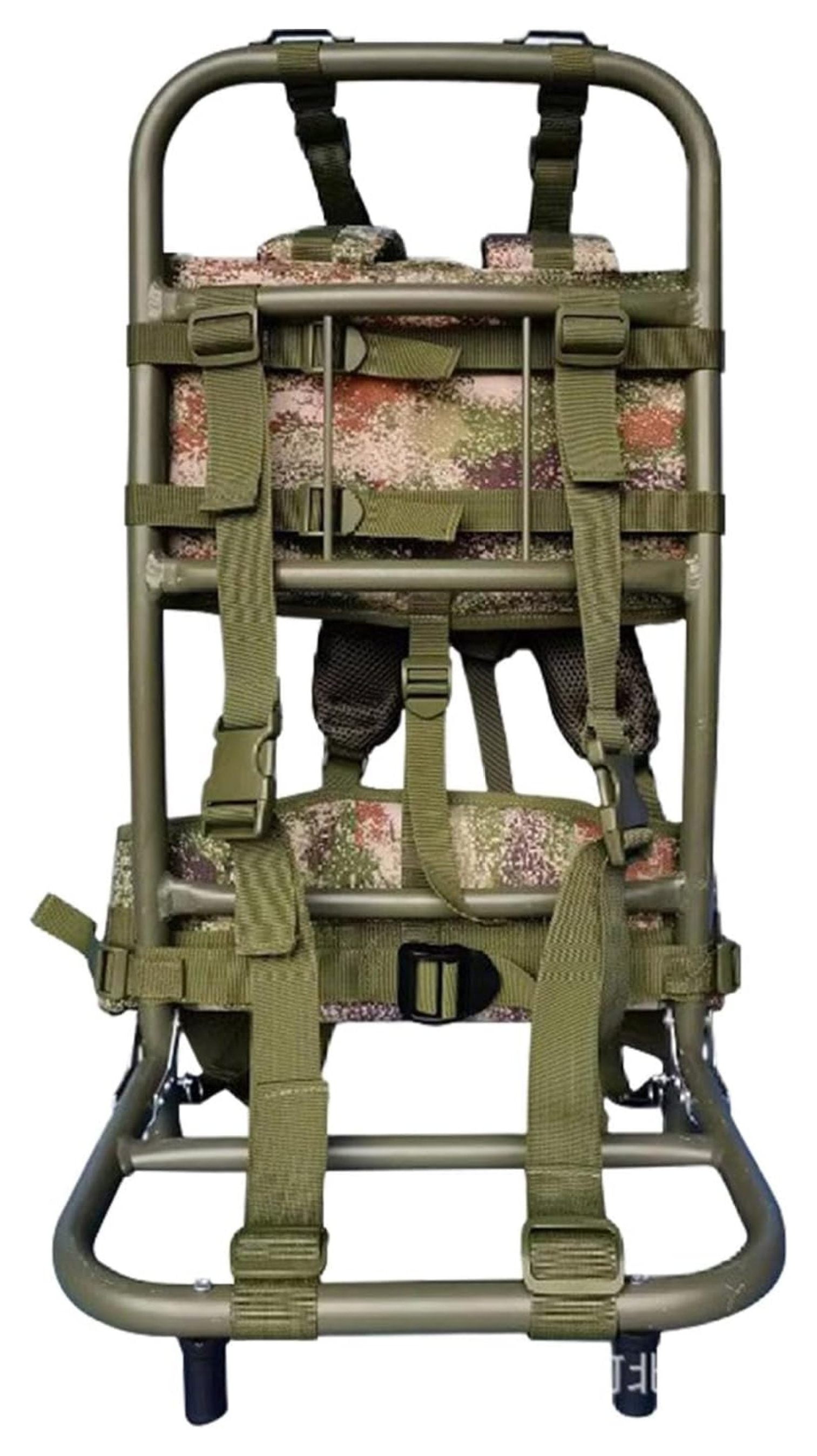 External Frame Backpack Load 132.3lb, Foldable Hunting Pack Frame ...