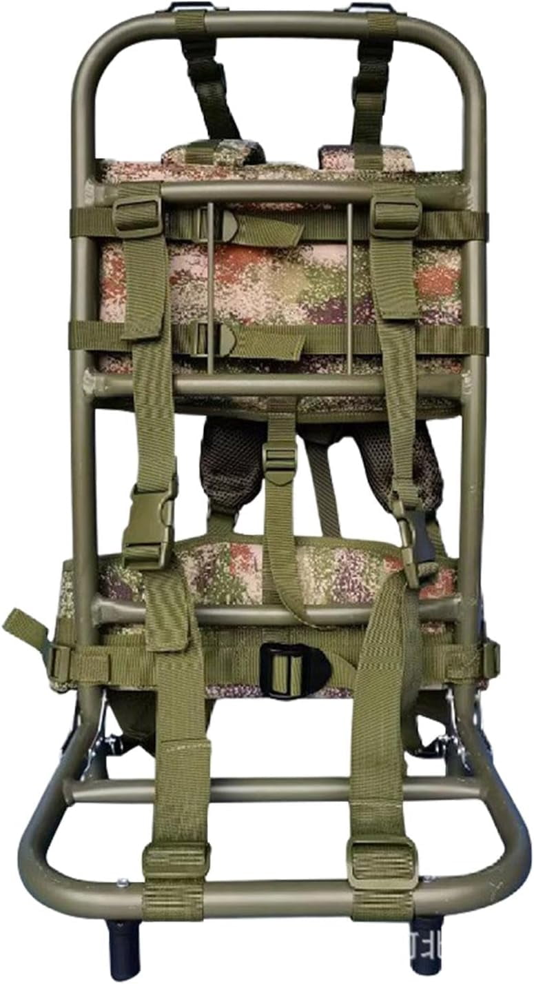 External Frame Backpack Load 132.3lb, Foldable Hunting Pack Frame ...