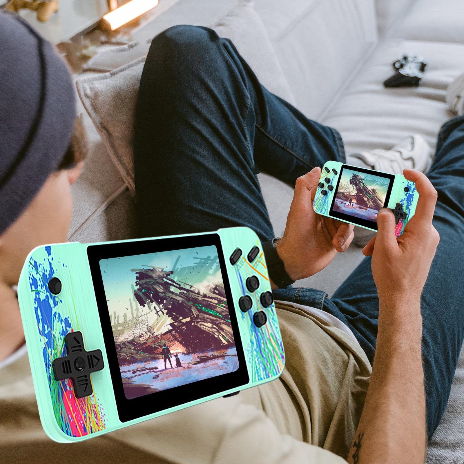 External Hard Drive Case Portable Children's Handheld Game Console, 3.5 ...