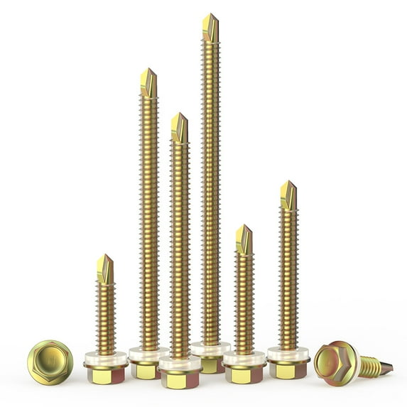 External Hexagon Self-drilling Screw Dovetail Wood Self-tapping Screw ...