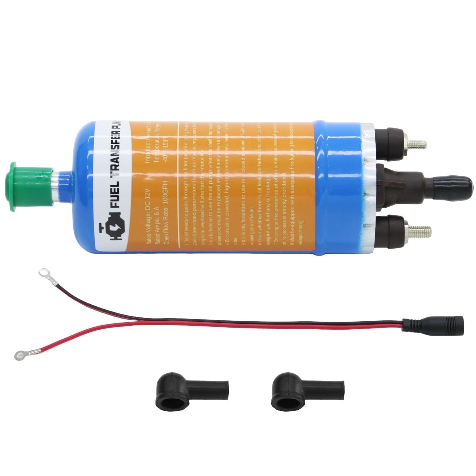 steauty 12V 100 GPH Universal Inline Electric Fuel Pump - Walmart.com