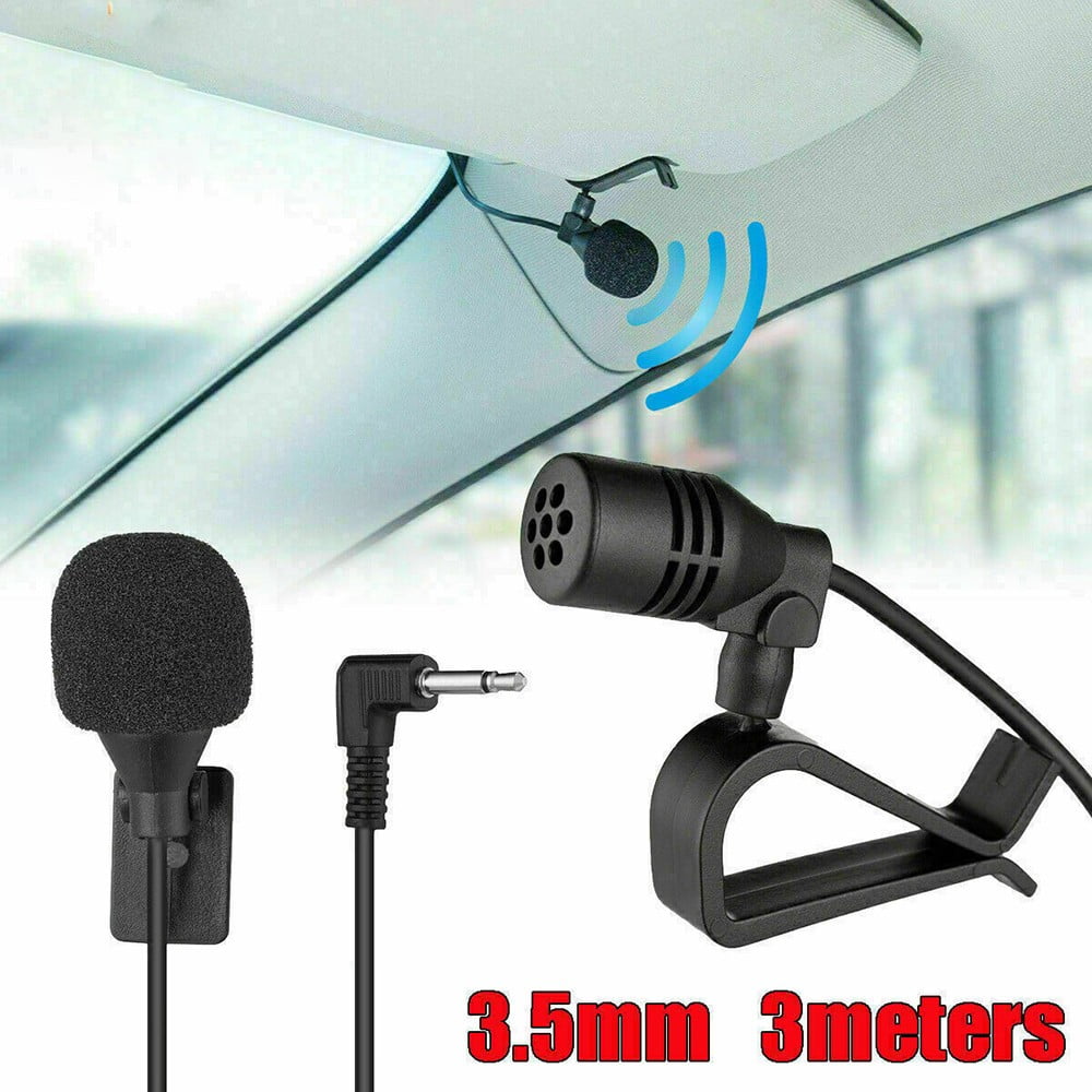 External Microphone Microphone 3.5mm Jack Stereo For Car Radio Cell ...