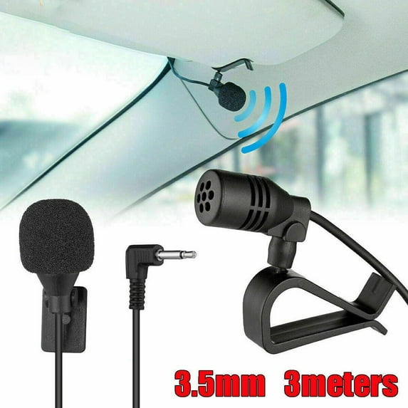 External Microphone Microphone 3.5mm Jack Stereo For Car Radio Cell ...