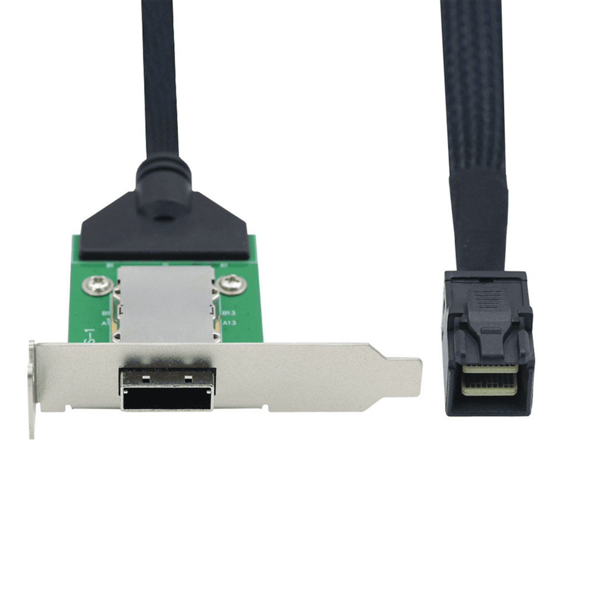 External Mini SAS HD SFF-8088 26P PCBA Female Adapter with Low Profile ...