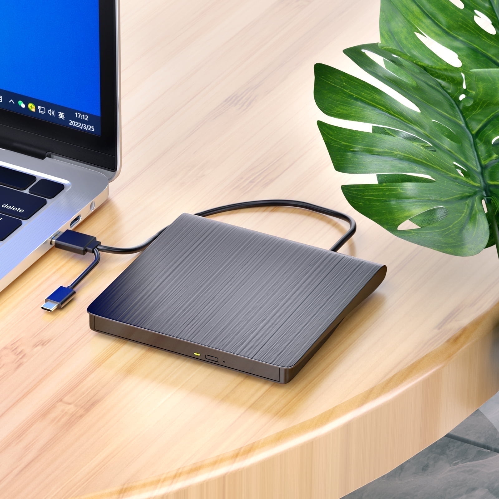 External Optical Drive, DVD/CD Player, Read/Write All-in-One, Portable ...