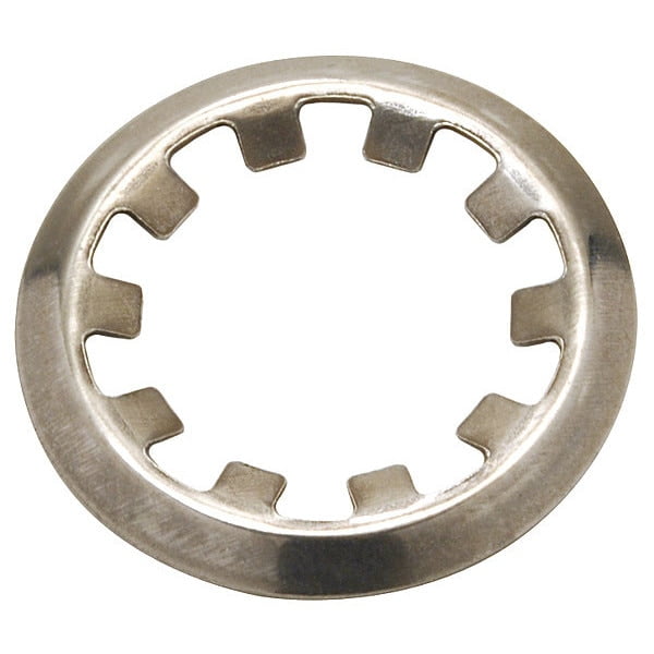 External Self-Locking Push-On Retaining Ring, 18-8 Stainless Steel ...