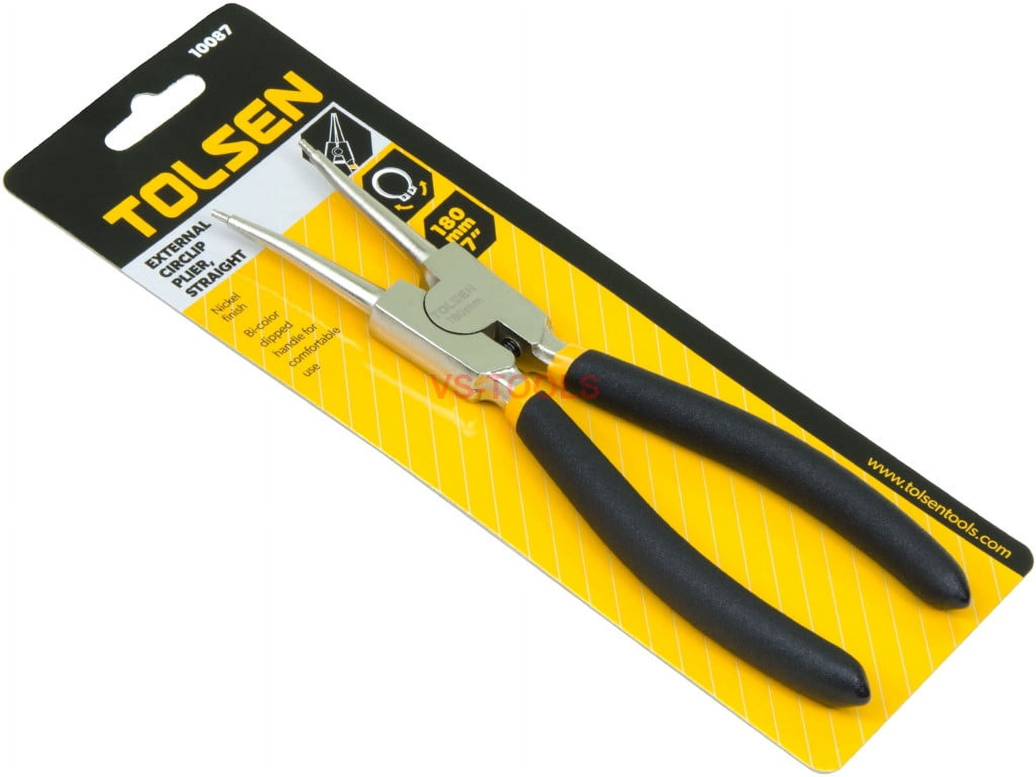 External Straight Retaining Ring C-Clip Circlip Removal Install Pliers ...