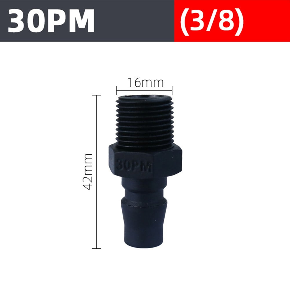 External Thread Quick Connector Trachea Quick Pneumatic Tool ...