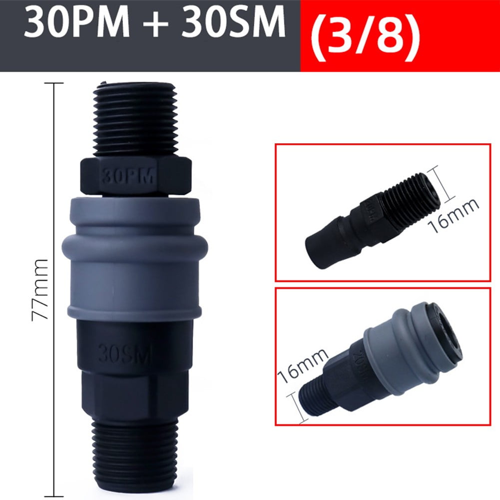 External Thread Quick Connector Trachea Quick Pneumatic Tool ...