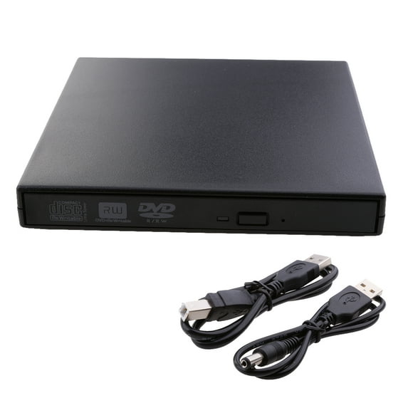 External USB 2.0 External CD-RW/-RW Burner Drive CD ROM Combo Writer ...