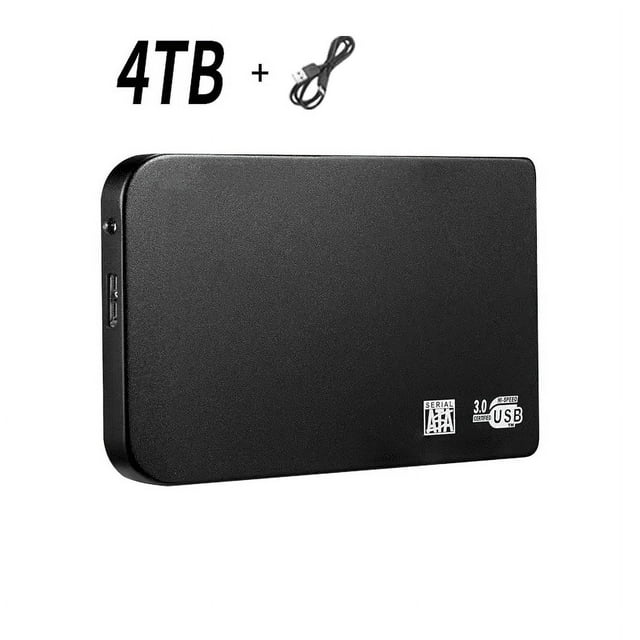 External USB Hard Drive 4TB Portable Memory Storage Disk Mobile Storage ...