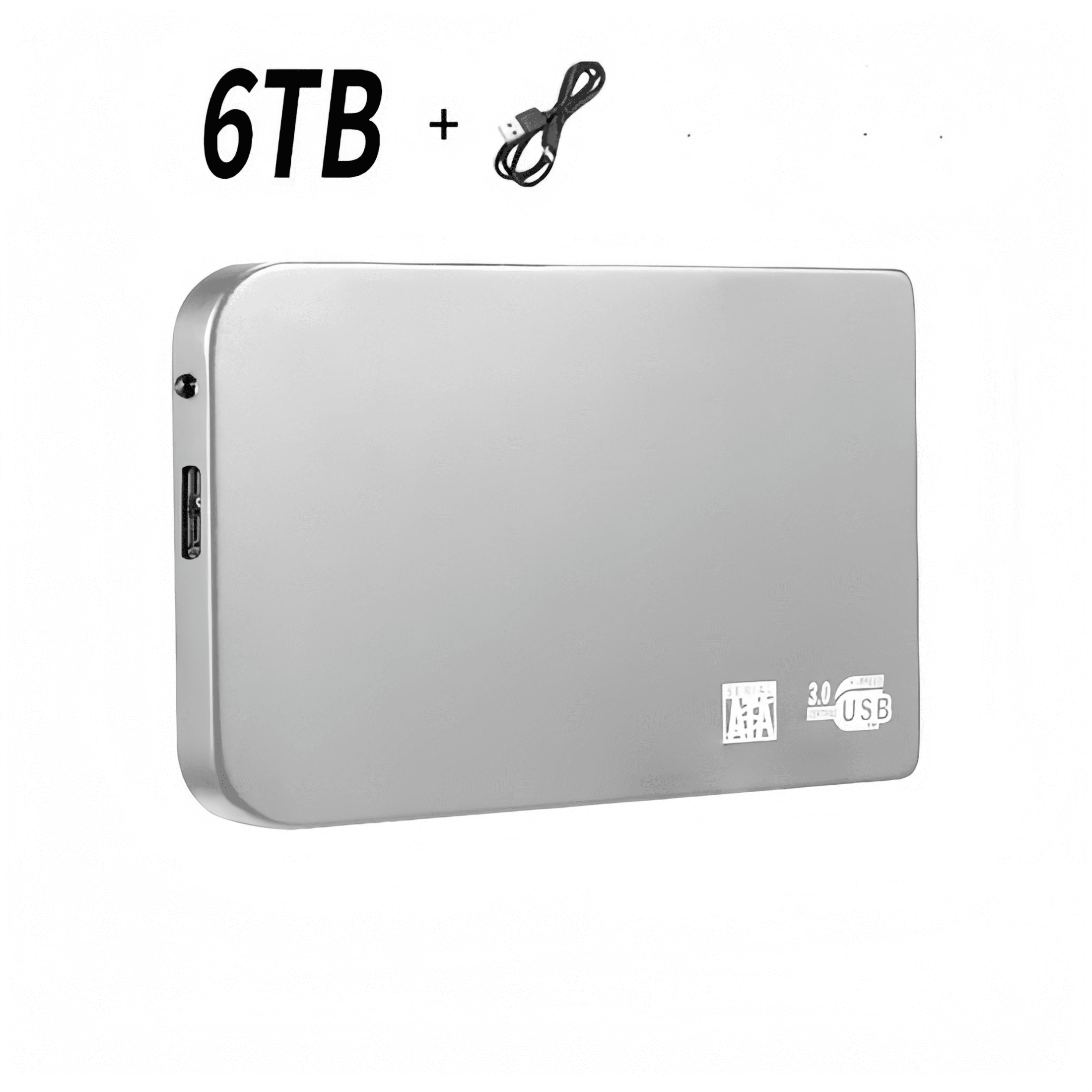 External USB Hard Drive 6TB Portable Mobile Storage and Backup Plus ...