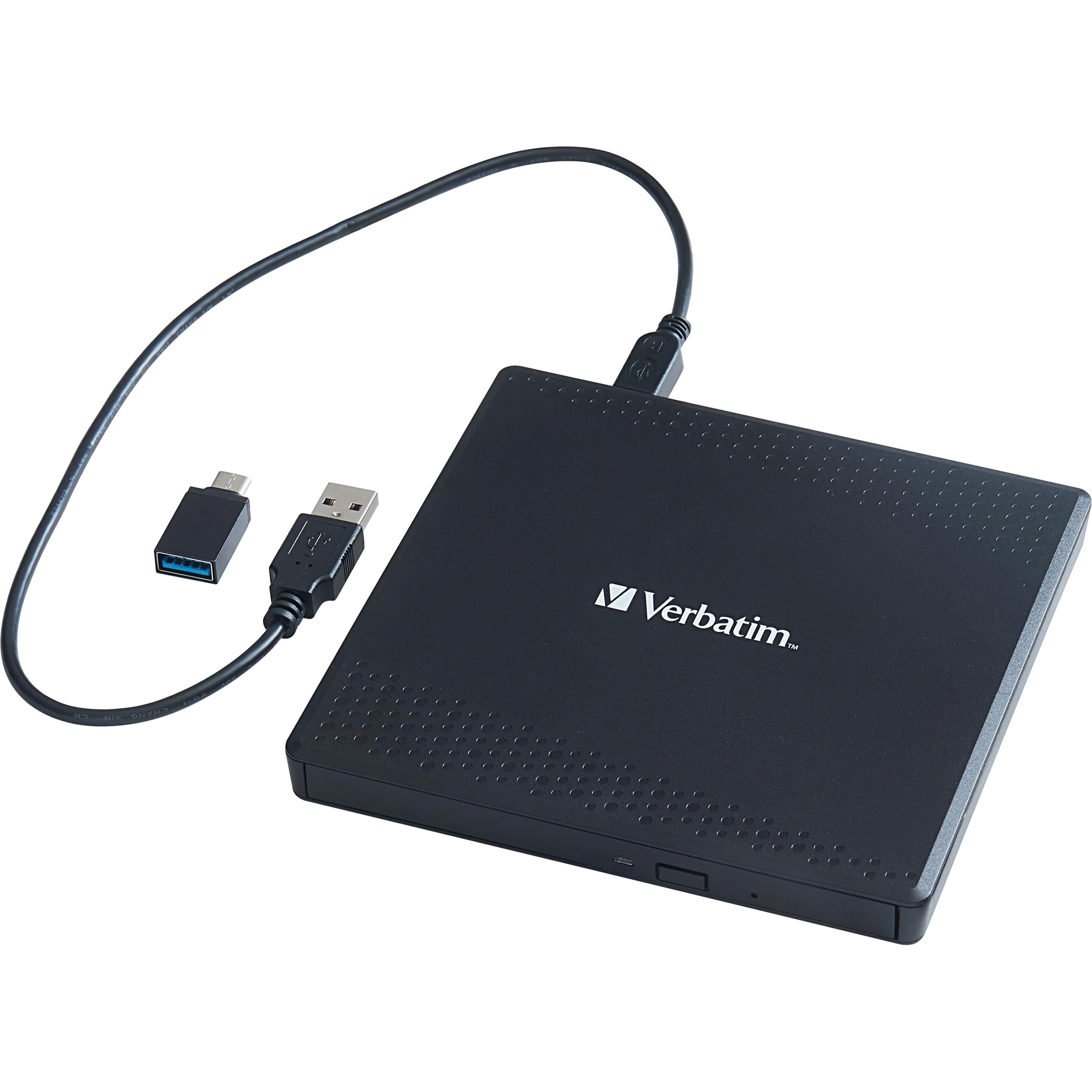 Verbatim External Writer - 8X DVD/24X CD Speed, USB ROM Drive 71123 ...