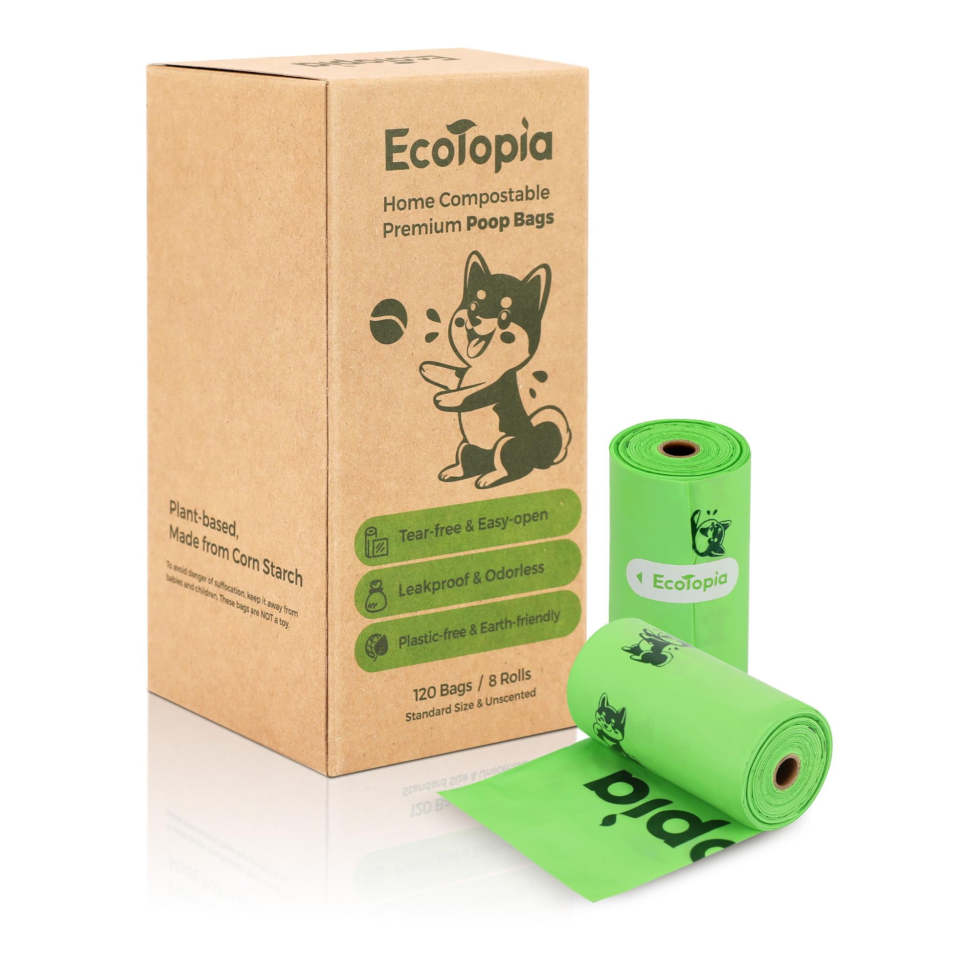 Extra 20% Thicker Dog TSF6 Poop Bags (No Tearing Certified ...