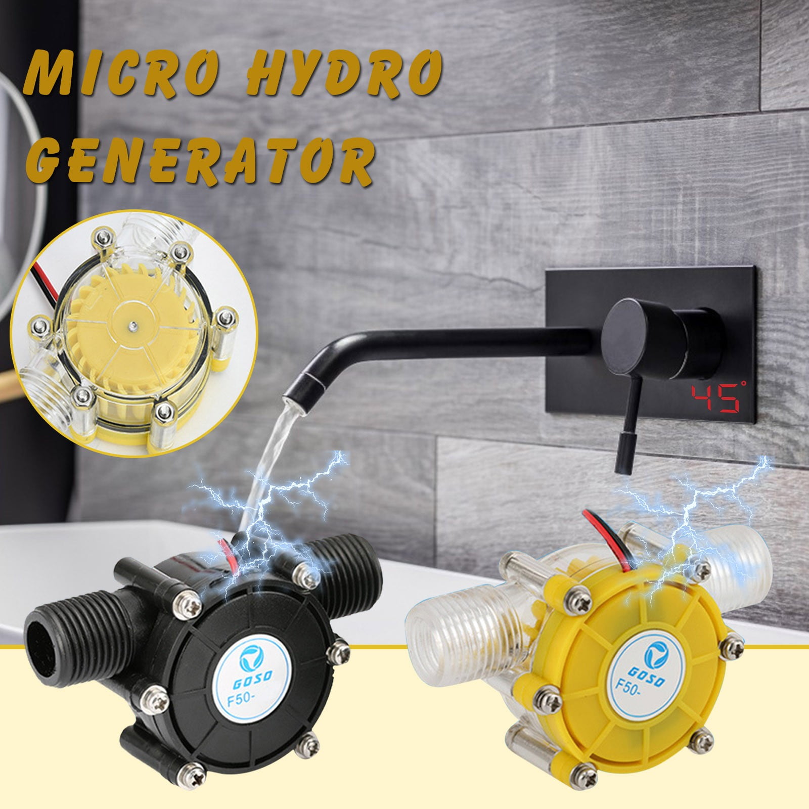 Extra 30% Off Selected Items, Mini 5V Water Turbine Generator for ...
