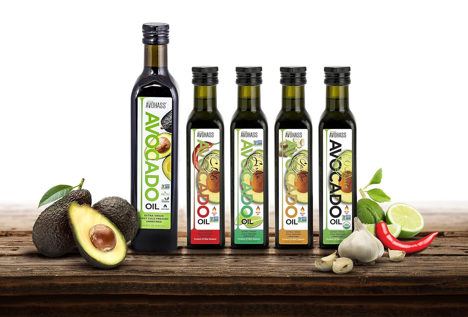 Extra Avocado Oil 5 Bottle Assortment - Walmart.com
