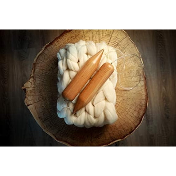 Extra Big Knitting Needles 50 mm, US 80 Size. Needles for Knitting ...