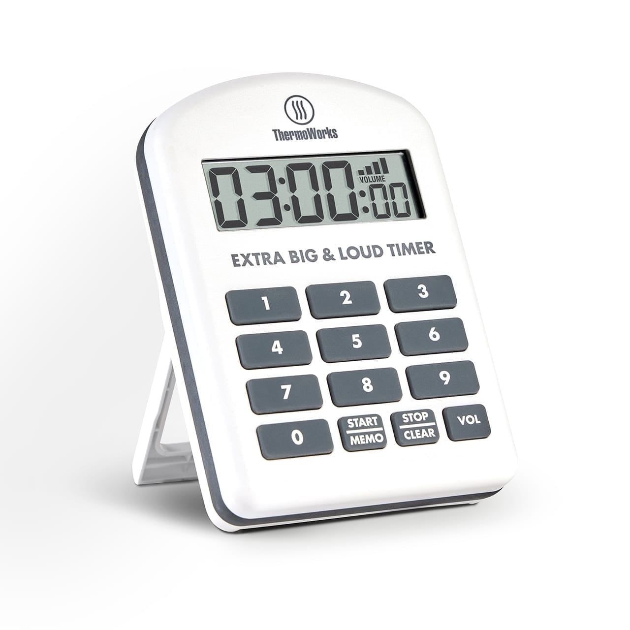 Extra Big & Loud Timer for Noisy Commercial Kitchens - White - Walmart.com