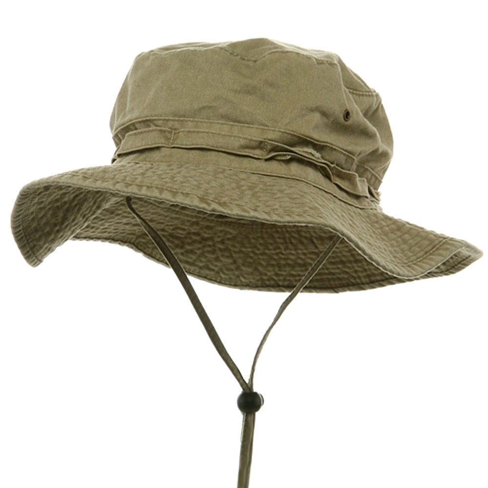 Extra Big Size Fishing Hats - Khaki XL-2XL - Walmart.com