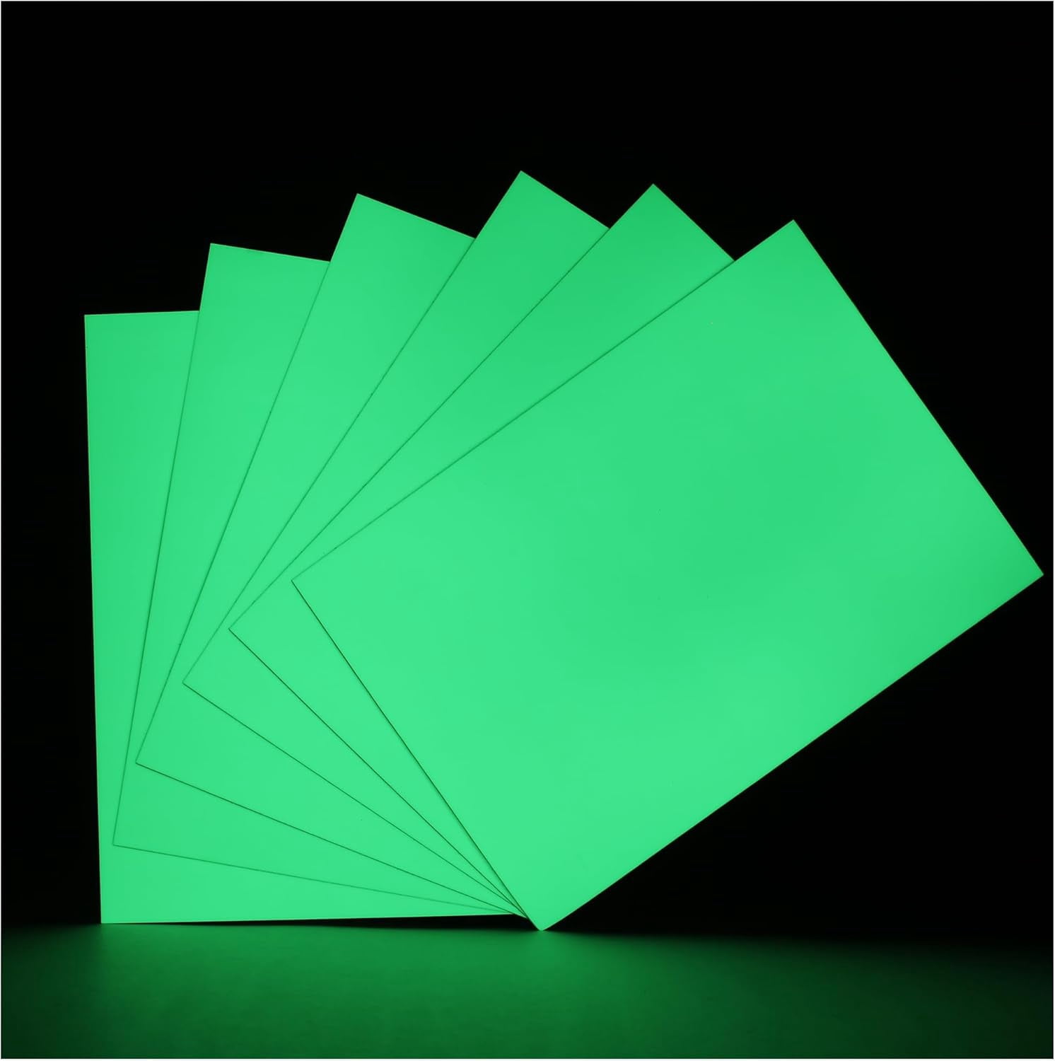 Extra Bright Glow in The Dark (Photoluminescent) Papers, Strong ...