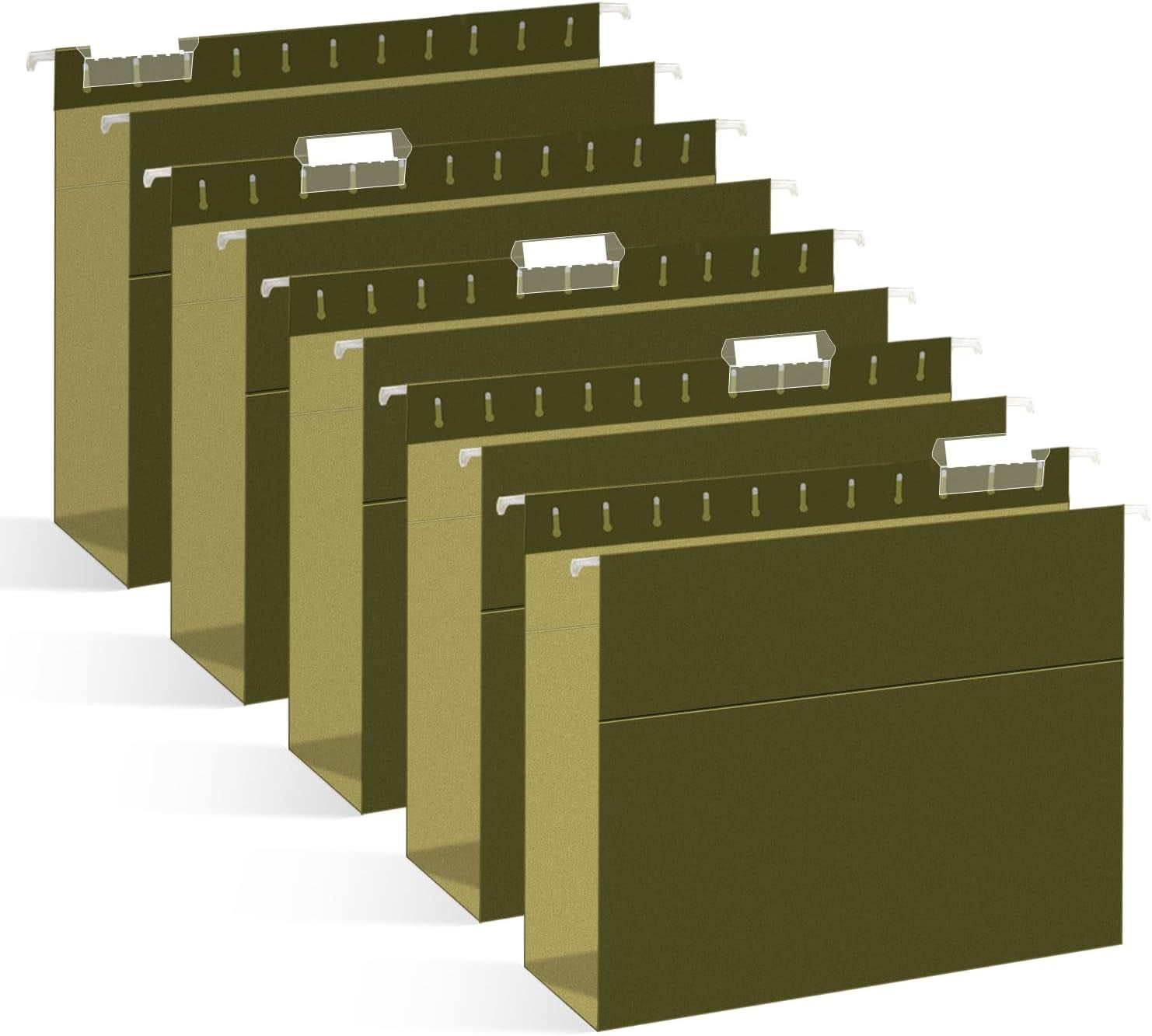 Extra Capacity File Folders, 30 Letter Size Reinforced Folders with 3 ...