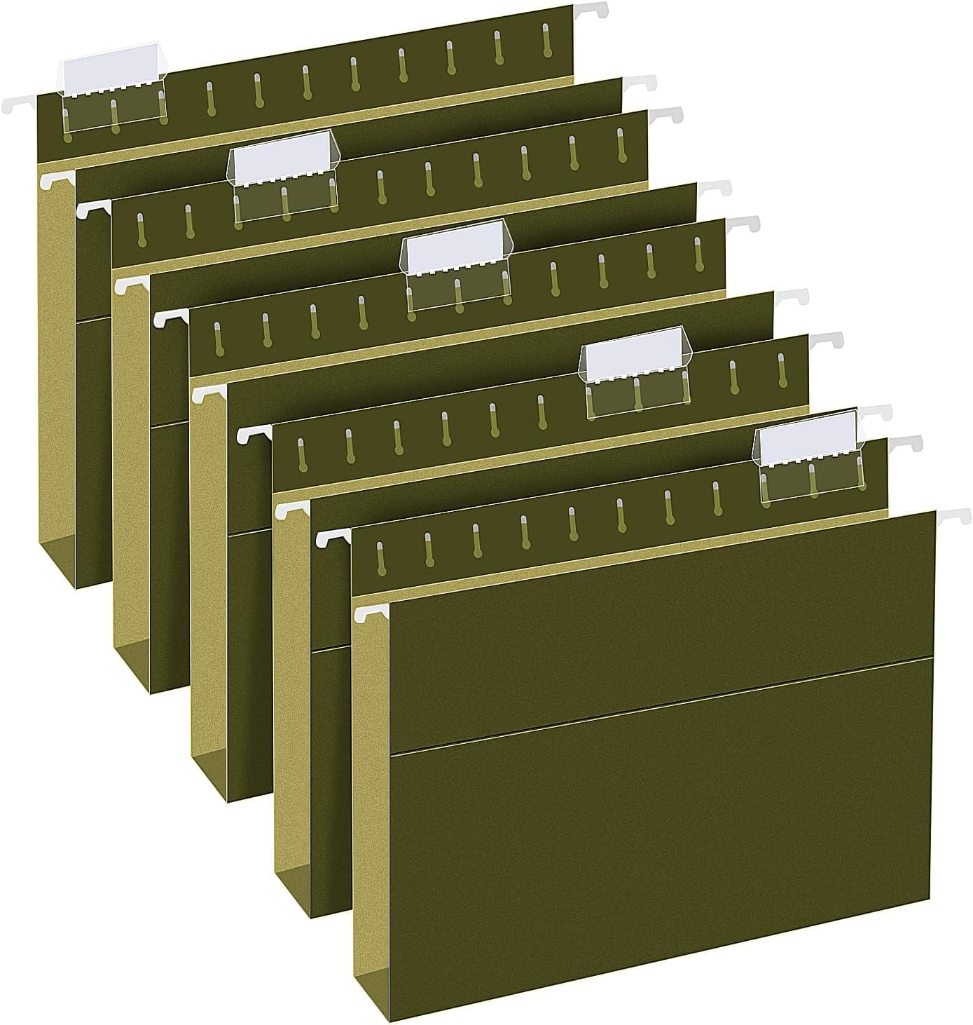 Extra Capacity Hanging File Folders, 30 Pack Letter Size Reinforced ...
