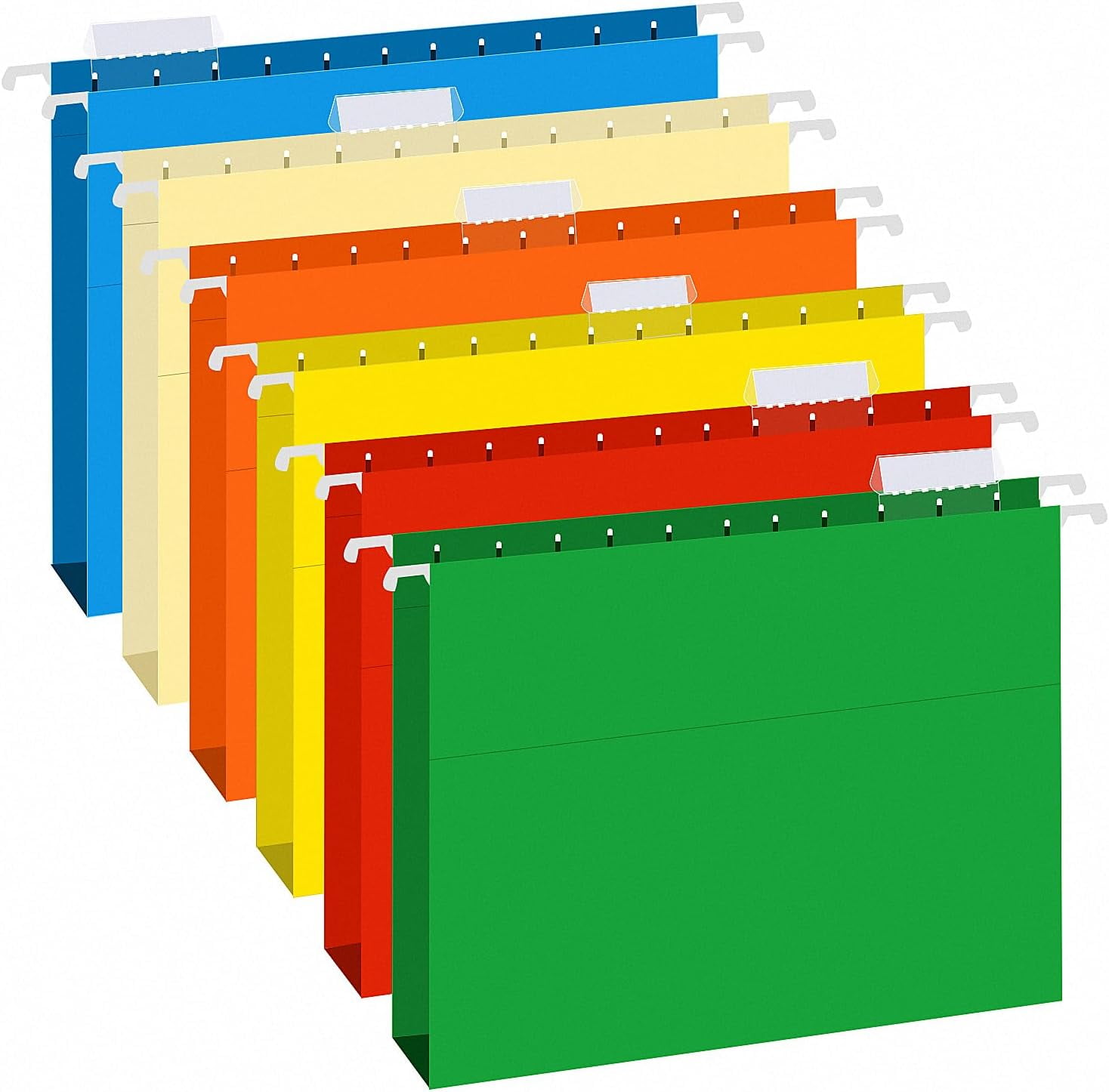 Extra Capacity Hanging File Folders, 30 Pack Letter Size Reinforced ...