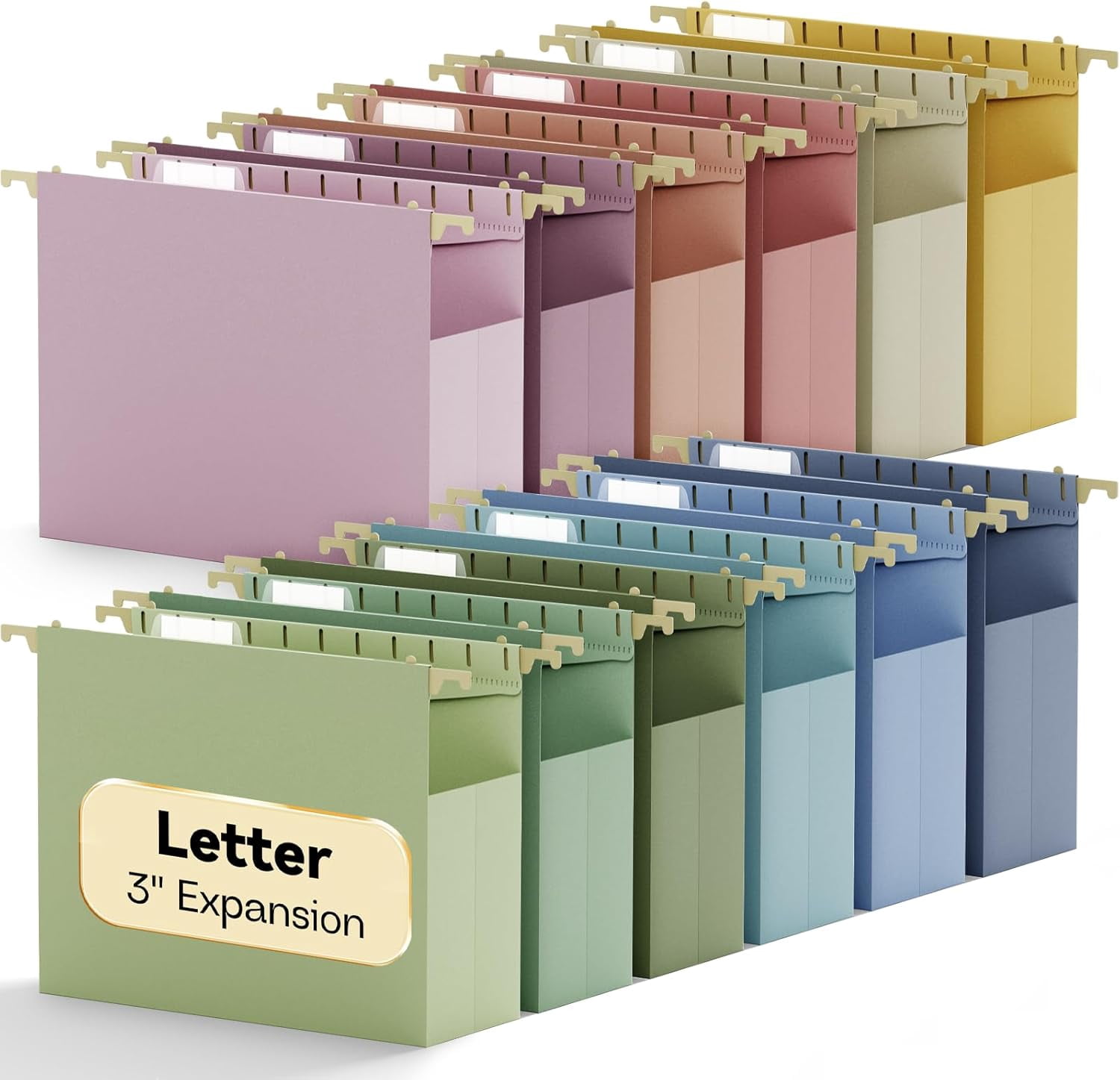Extra Capacity Hanging File Folders Letter Size,3