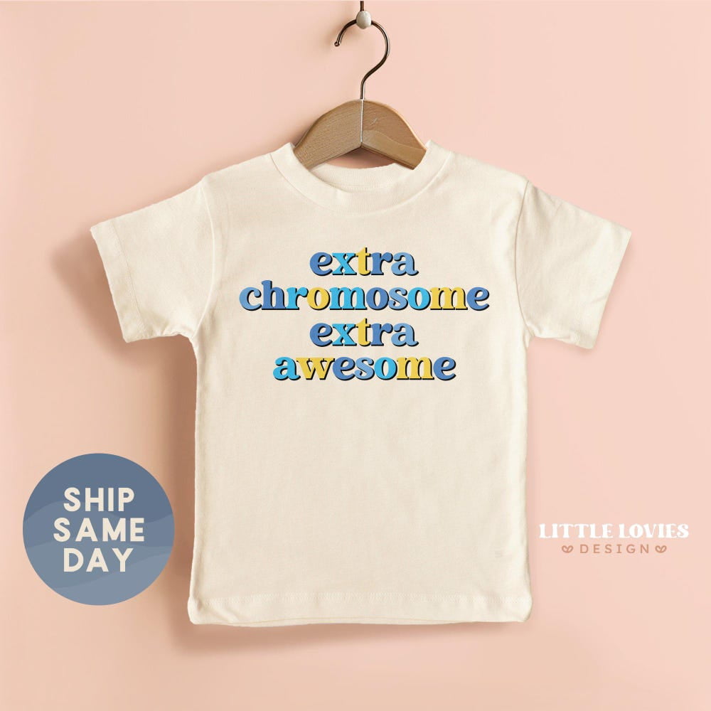 Extra Chromosome Extra Awesome Toddler Shirt, Autism Awareness Shirt ...