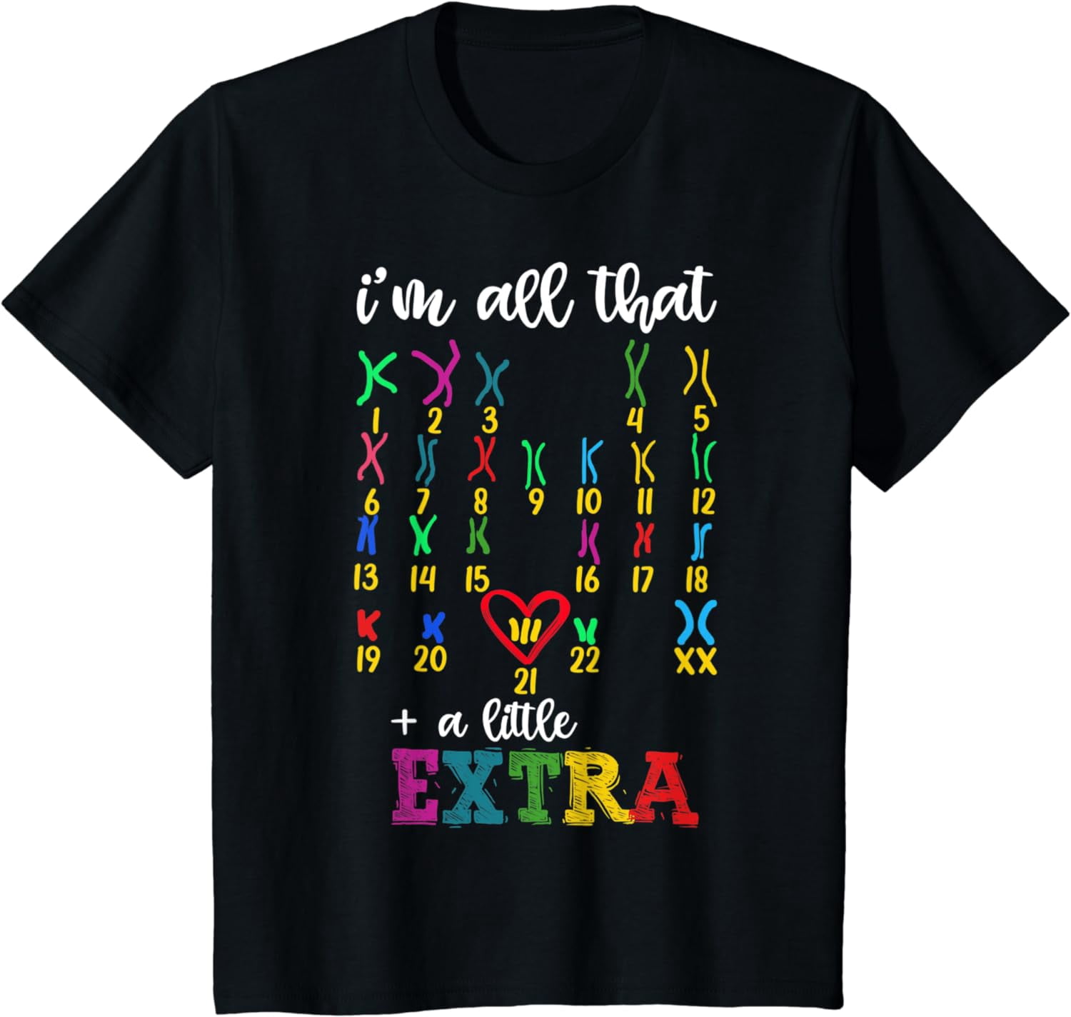 Extra Chromosome Kids Shirt, World Down Syndrome Awareness T-Shirt ...