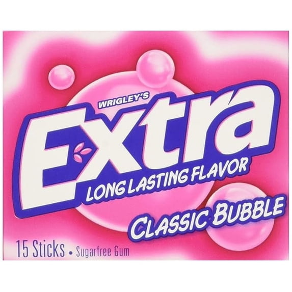 Extra Classic Bubble 15 Piece, 10-Count - Walmart.com