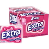 Extra Bubble Gum, Bubble-Flavored Chewing Gum, 15 Count, Pack of 10 ...
