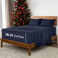 Extra Deep California King Sheets - 4 PC Iconic Collection Bedding ...