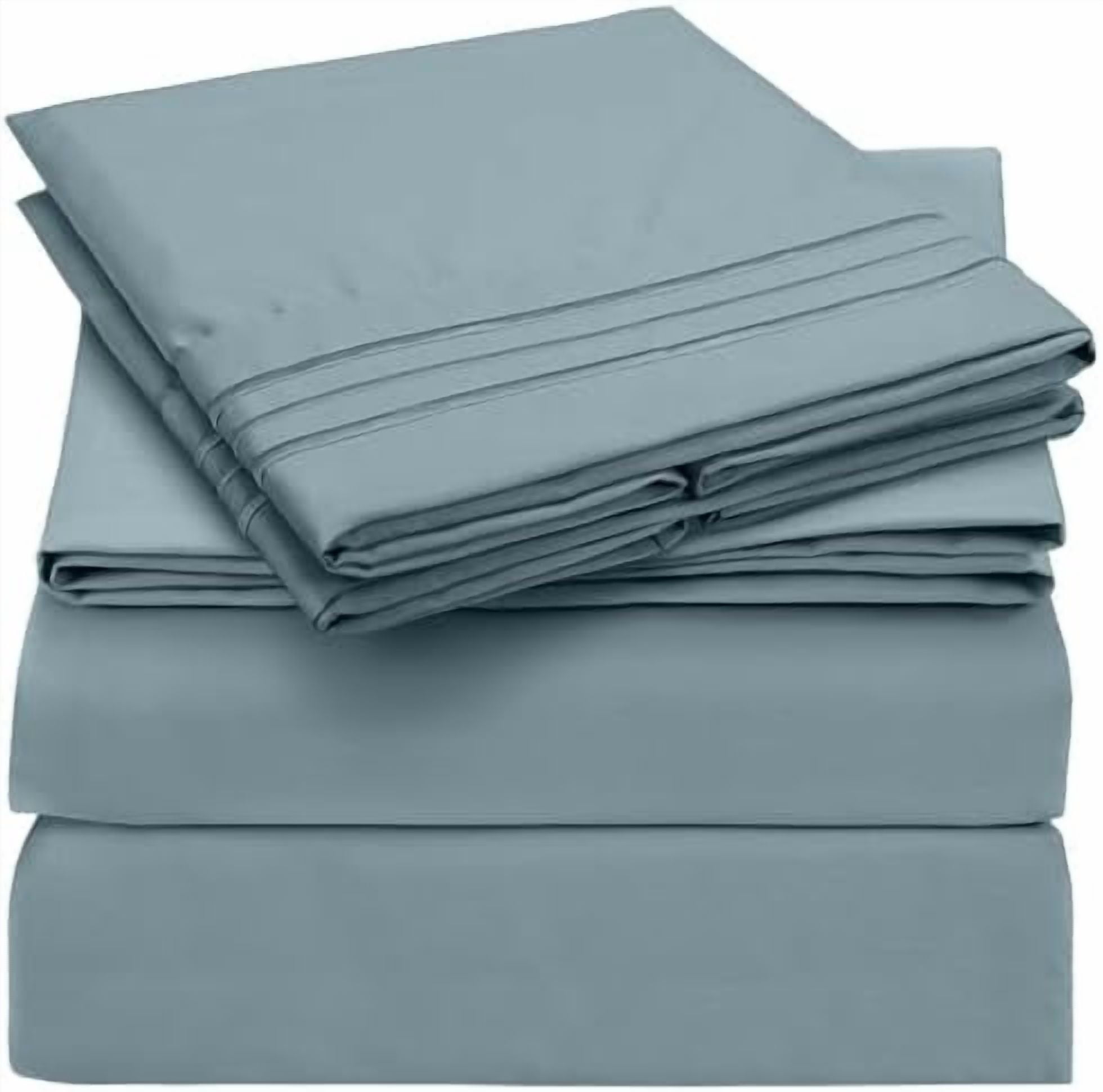 Extra Deep Full Sheets - 4 PC Iconic Collection Bedding - Hotel Luxury ...