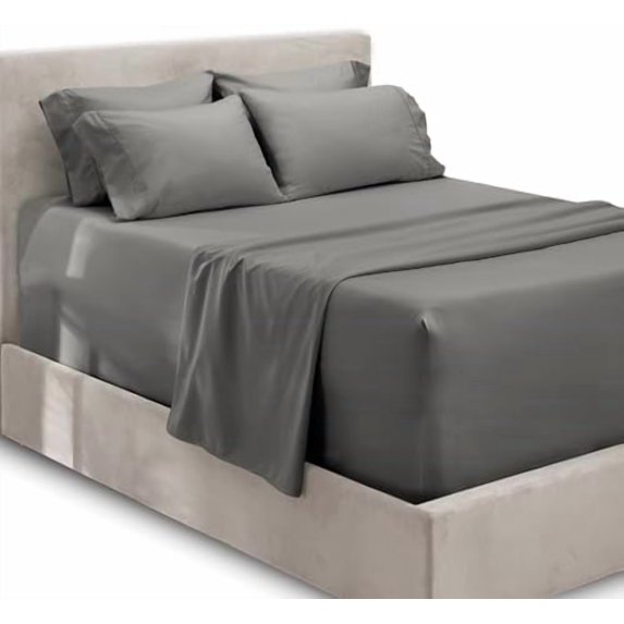 Extra Deep Pocket King Size Sheets Sets - Fits Mattress 18-24 Inches ...