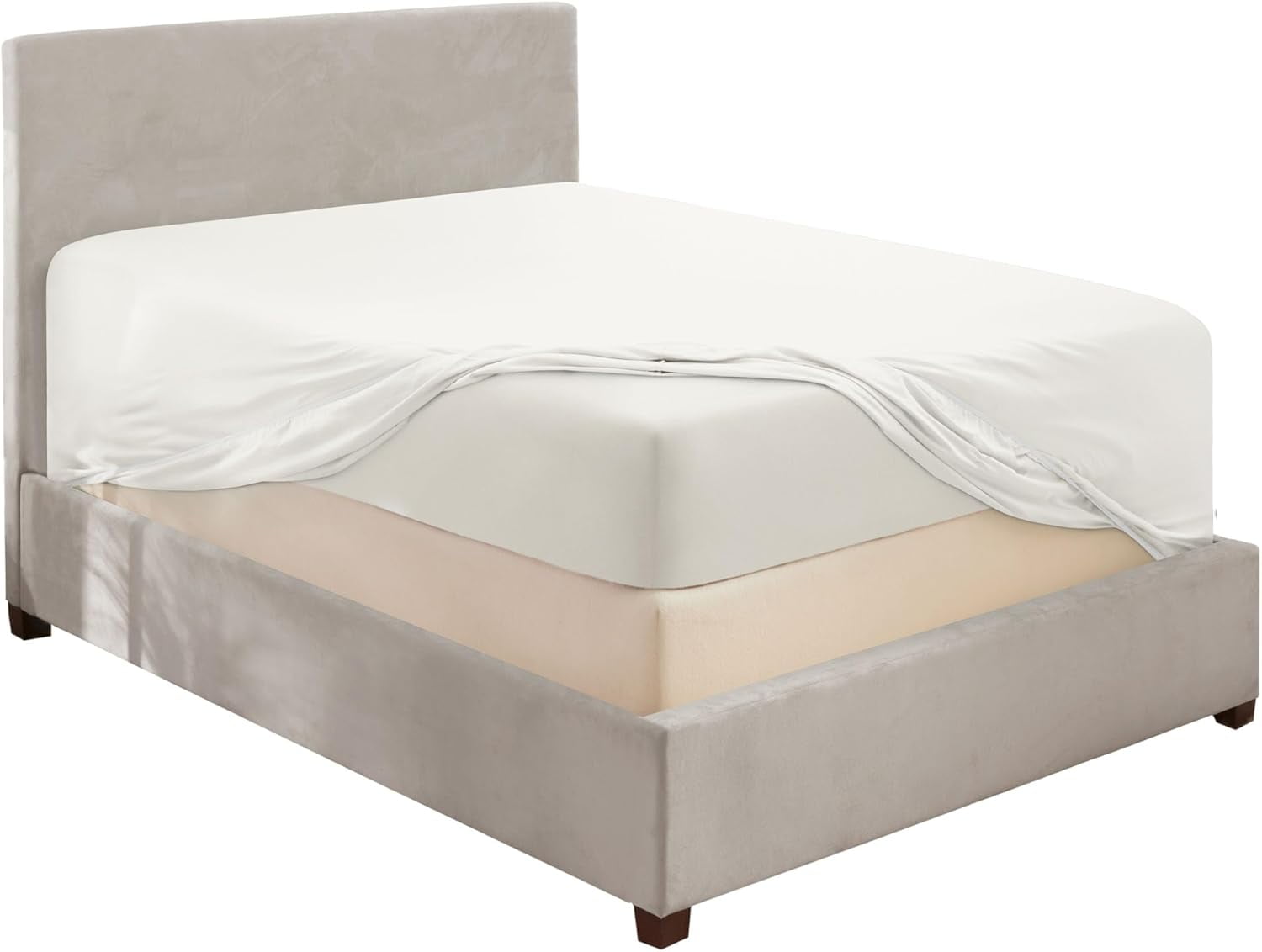 Extra Deep Pocket Queen Fitted Sheet – Fits 18 to 24 Inch Mattress ...