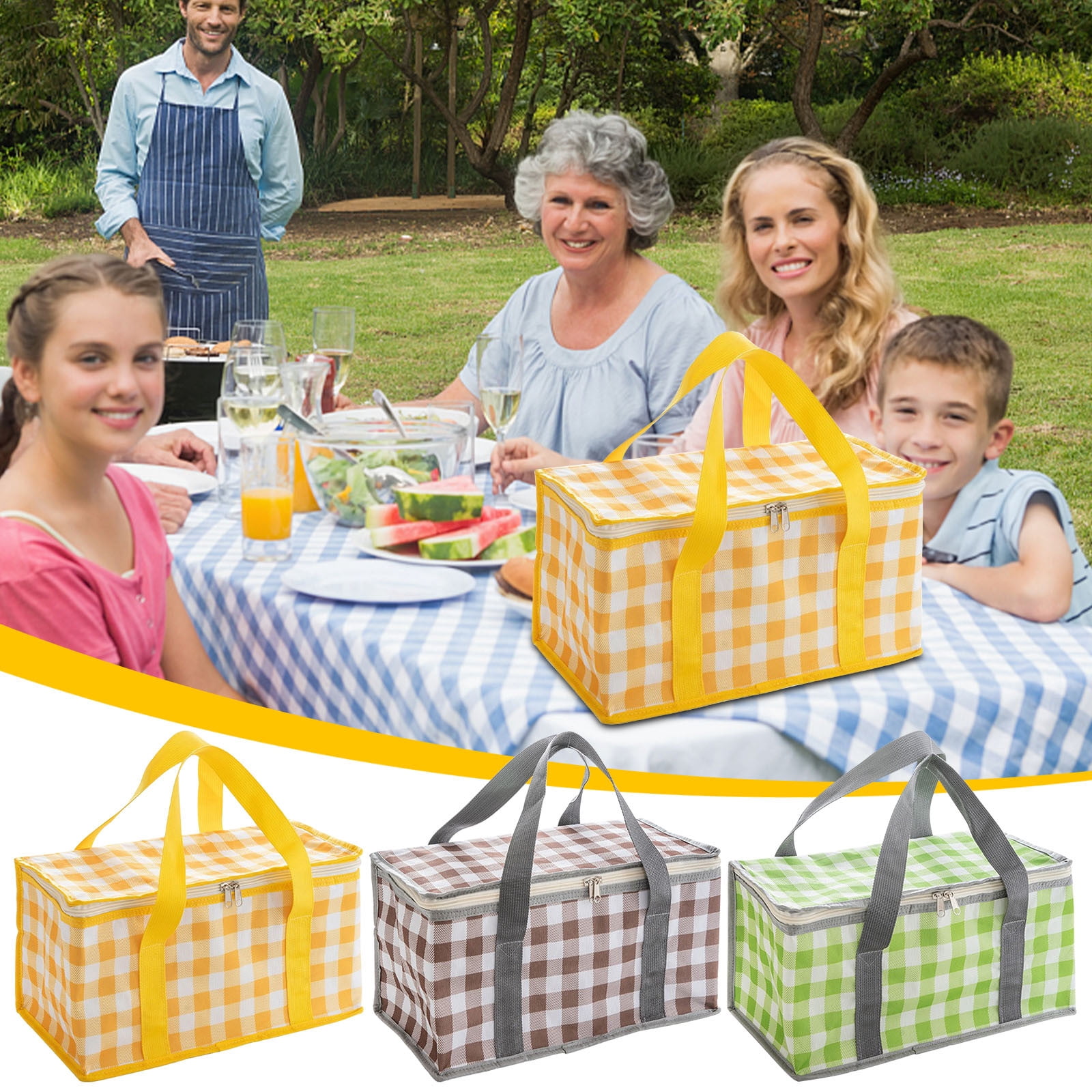 Extra Discount, Outdoor Large Capacity Picnic Bag Camping Picnic Basket ...