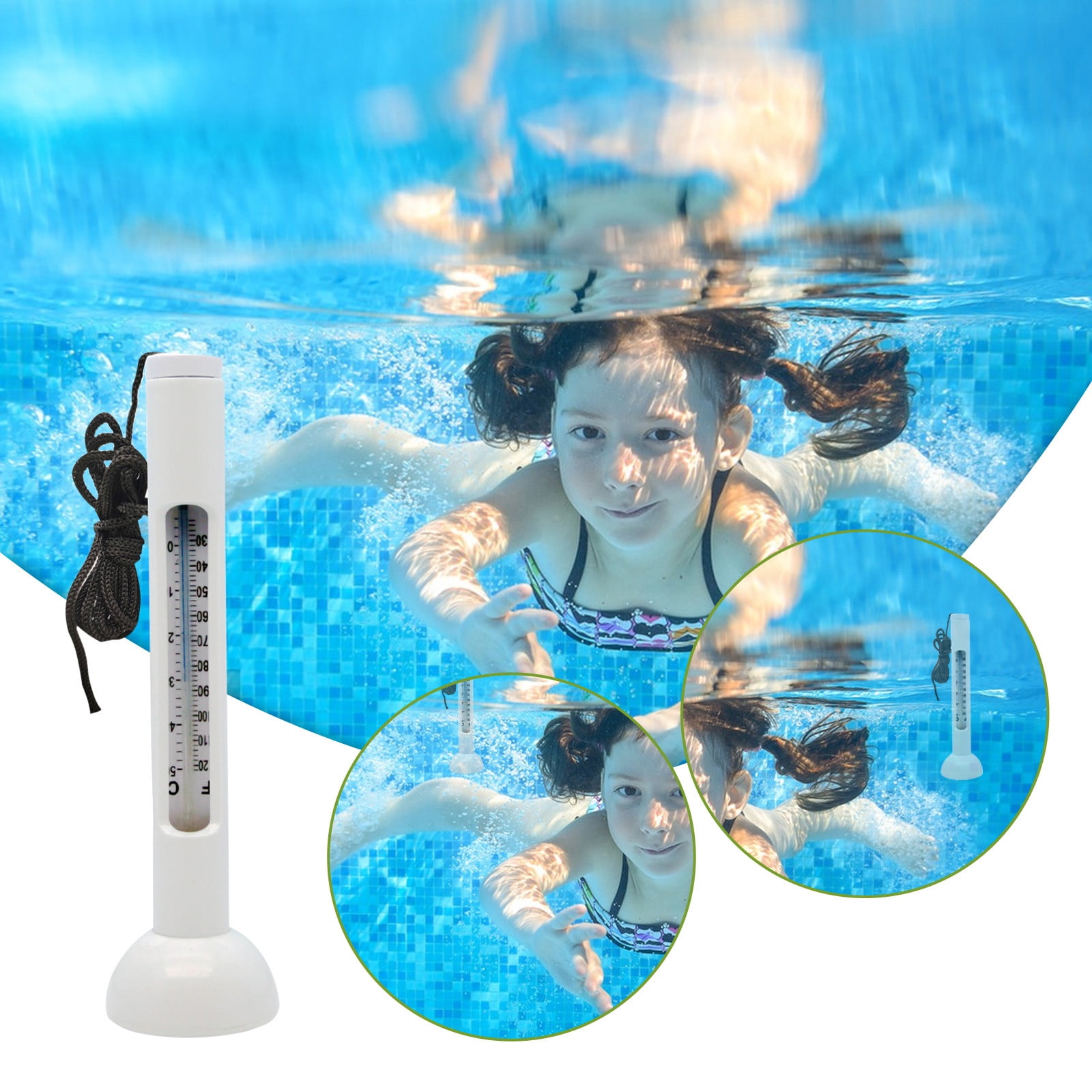 Extra Discount, Pool Temperature Gauge, Water Thermometer, Easy Read ...