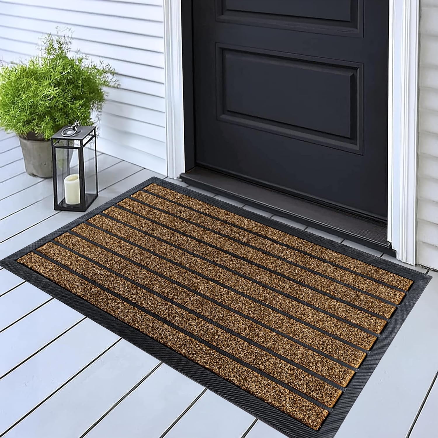 Extra Durable Doormat - Outside Welcome Mat - Outdoor Indoor Entry ...